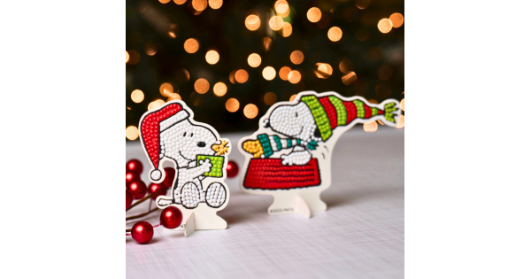 Peanuts Christmas Pop Ups Twin Pack Diamond Painting Kit | Diamond Dotz®